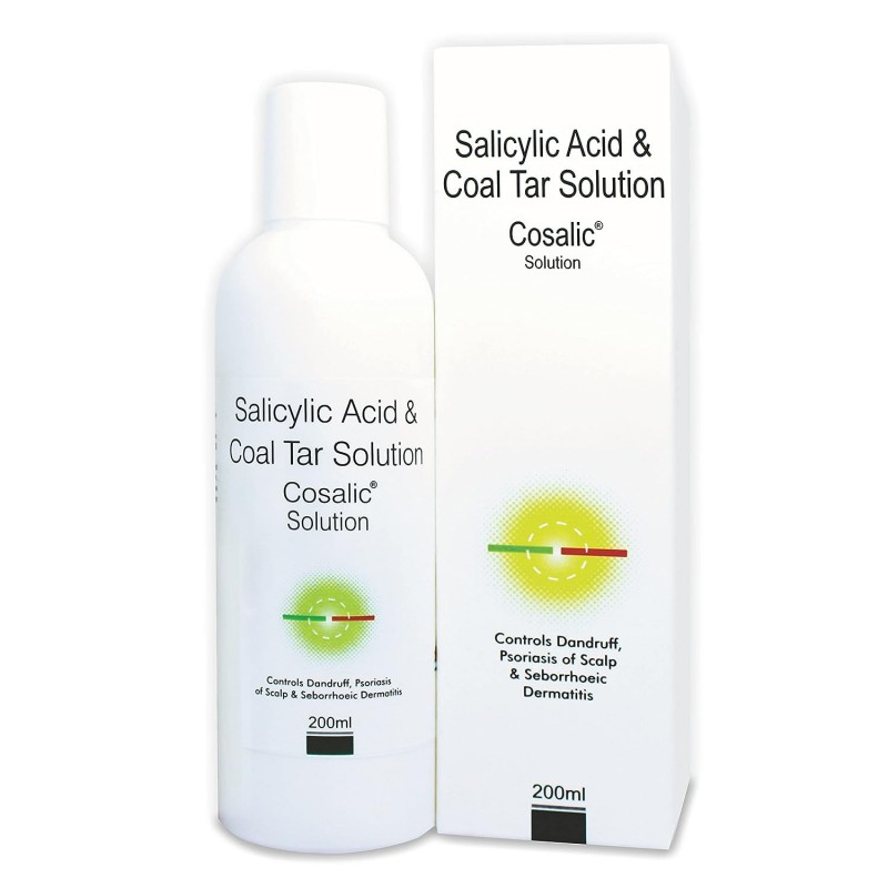 Salve Cosalic Coal Tar & Salicylic Acid Shampoo 200ml - Grace Basket