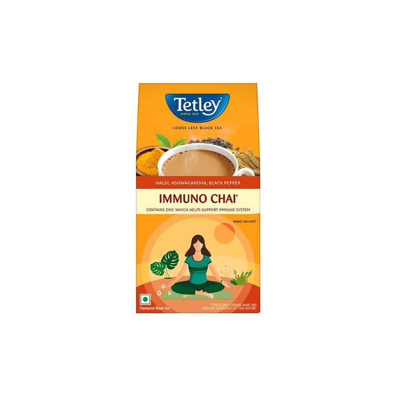 Tetley Immuno Chai Loose Leaf Flavoured Black Tea 200g