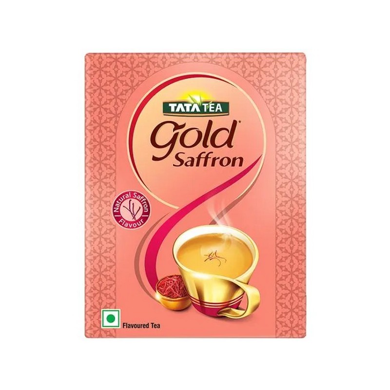 Tata Tea Gold Saffron Natural Saffron Flavour Black Tea 250 Grams