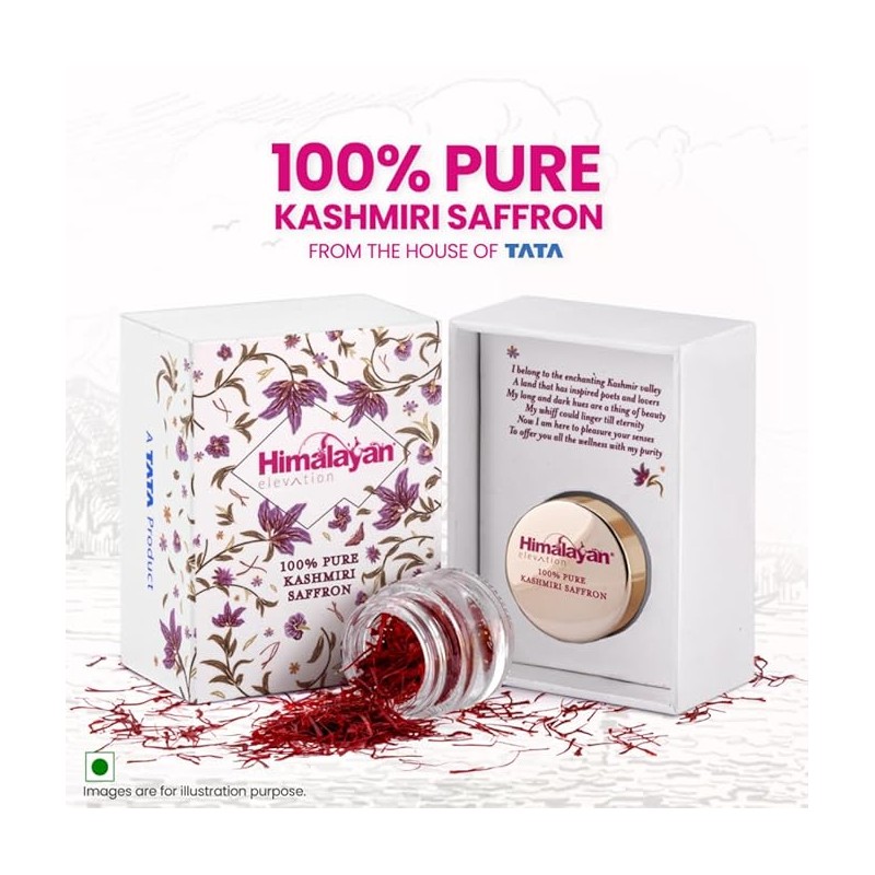 Himalayan Elevation Original Kashmiri Saffron/Kesar, 0.5g
