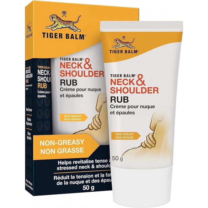 Tiger Balm Neck and Shoulder Rub Cream Imported Cream (50 g)