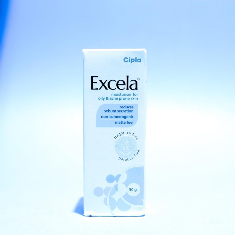 Cipla Excela Moisturiser Oily & Acne Prone Skin Reduces Sebum Secretion ...