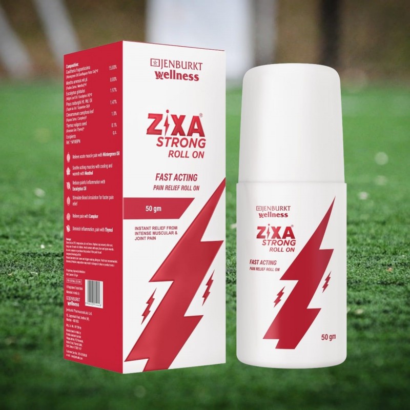 ZIXA Strong Roll OnRapid Pain Relief for Headache Muscle Pain Knee Pain ...