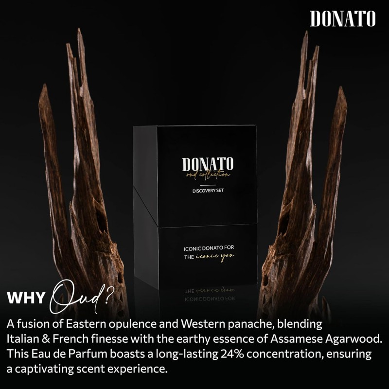 Donato Oud Discovery Perfumes Spray, - Grace Basket
