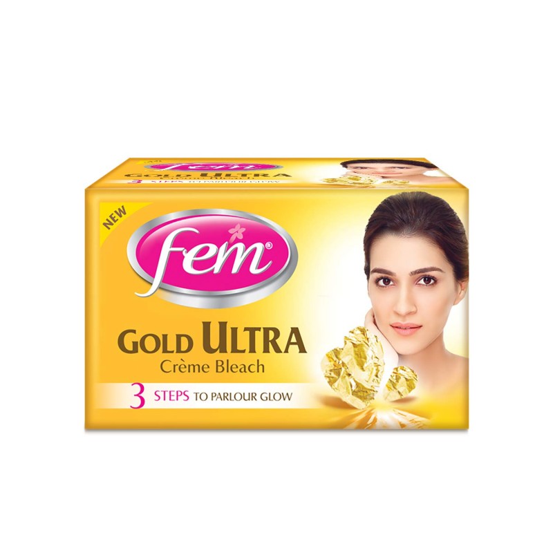 Fem Gold Ultra Cream Bleach, 30g (Pack Of 2)