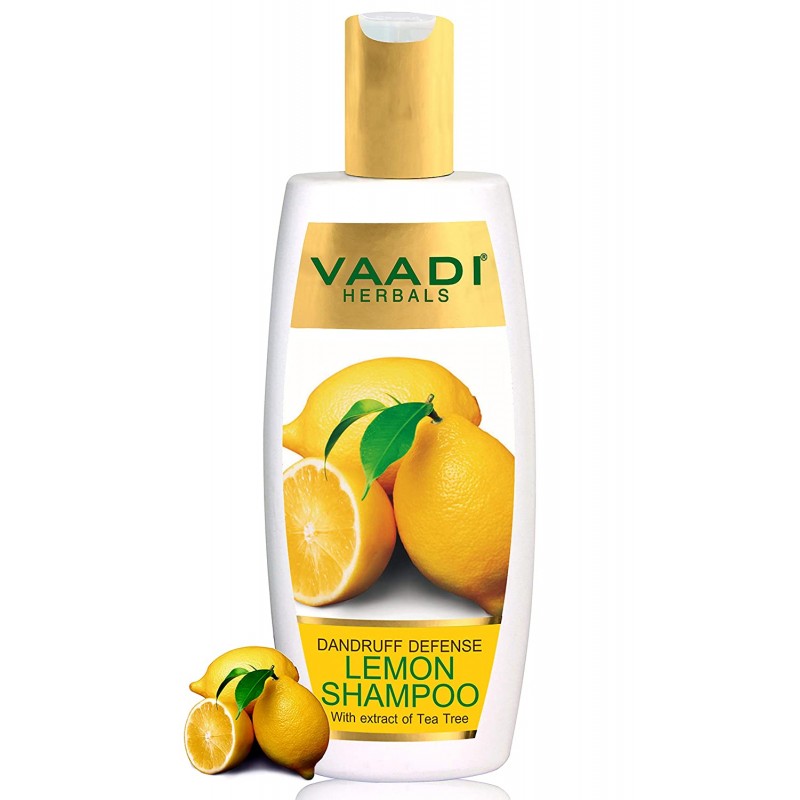 Vaadi Herbals Dandruff Defense Lemon Shampoo with Extract of Tea Tree 350ml