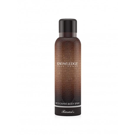 Rasasi Knowledge Deo 200ml - (pack of 2 ) - Grace Basket