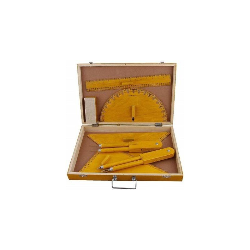 Wooden Geometry Box for Teachers – for black board and white board ...