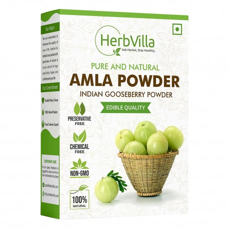 Herbvilla Amla Indian Gooseberry Powder (250 Grams) (pack of 2) - Grace ...