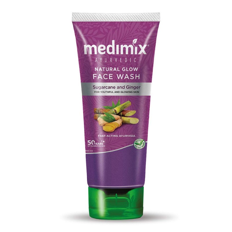 Medimix Ayurvedic Natural Glow Face Wash - 100ml - Grace Basket